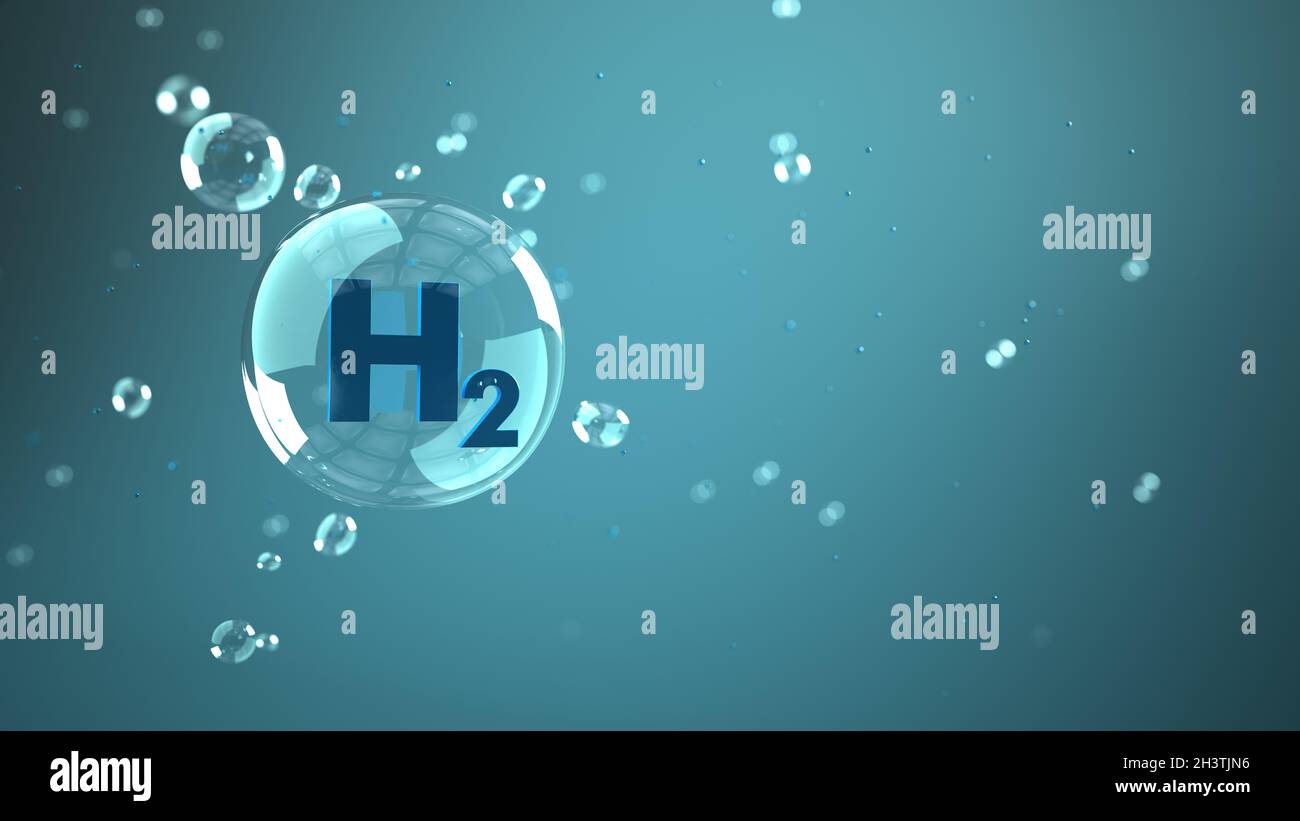 H2 Hydrogen Bubble Stock Photo - Alamy