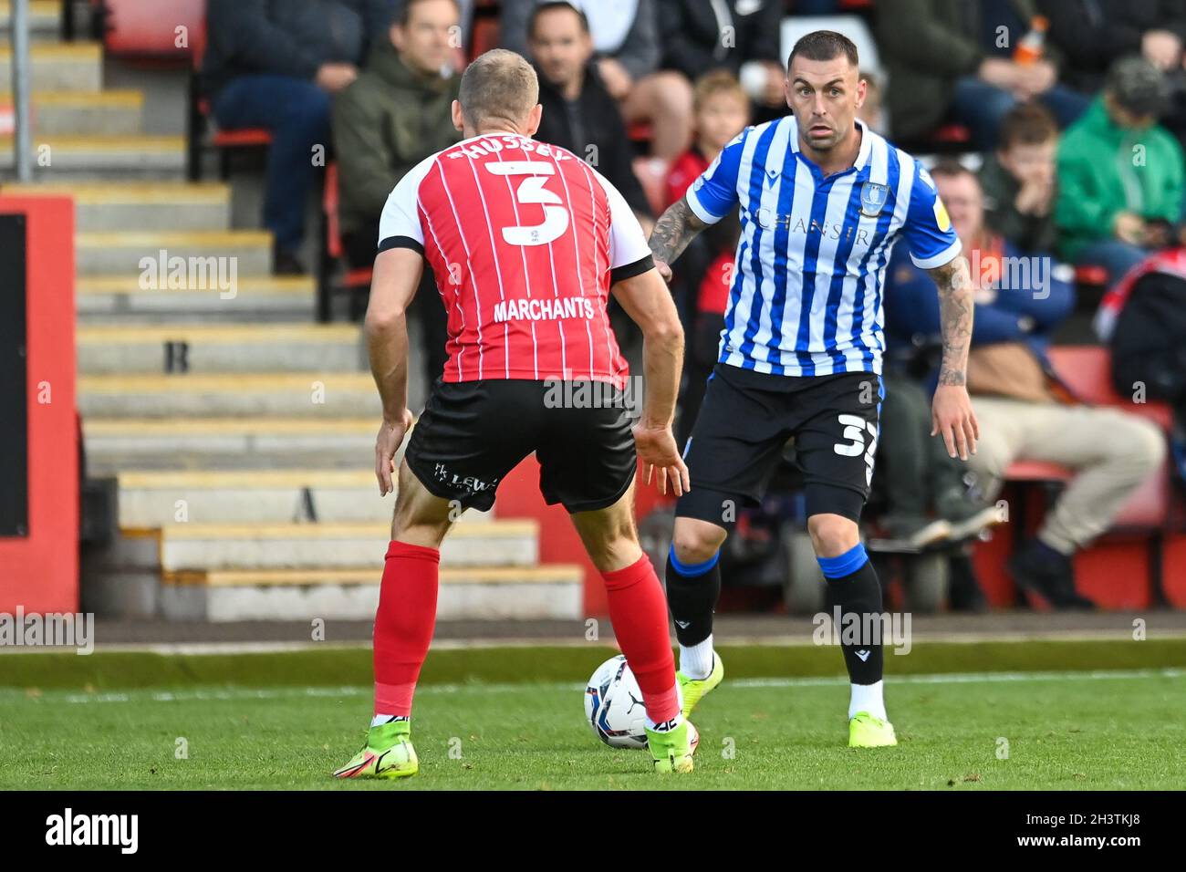 Jack Hunt #32 of Sheffield Wednesday in action during the game Stock ...