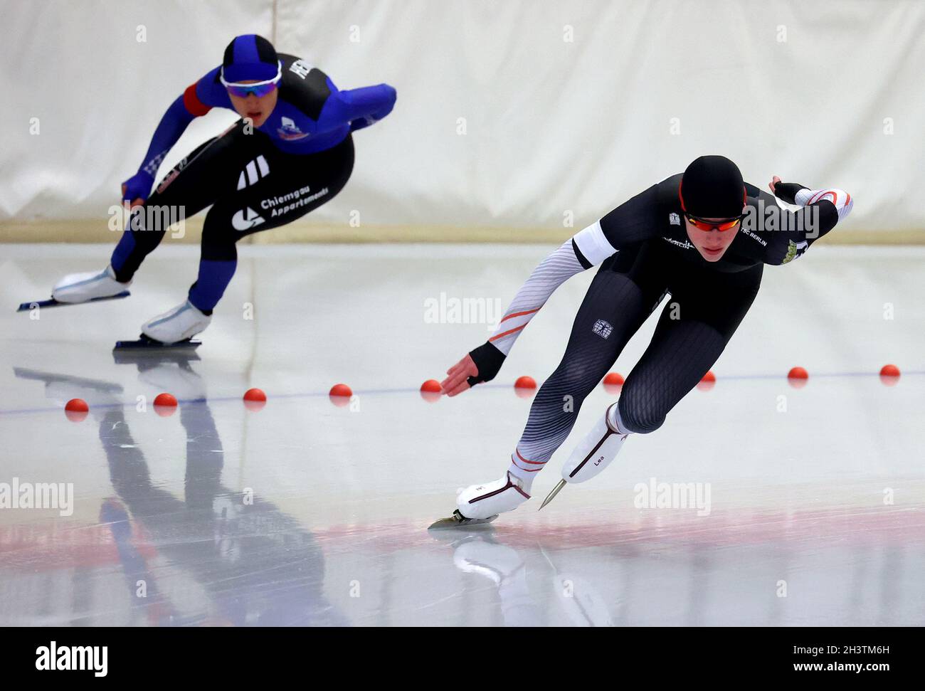 Inzell, Germany. 30th Oct, 2021. Speed skating German Championships ...