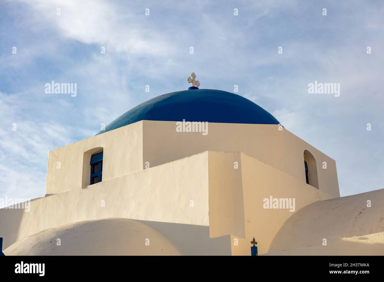 Serifos island, Agios Athanasios Greek Orthodox church at Chora town ...
