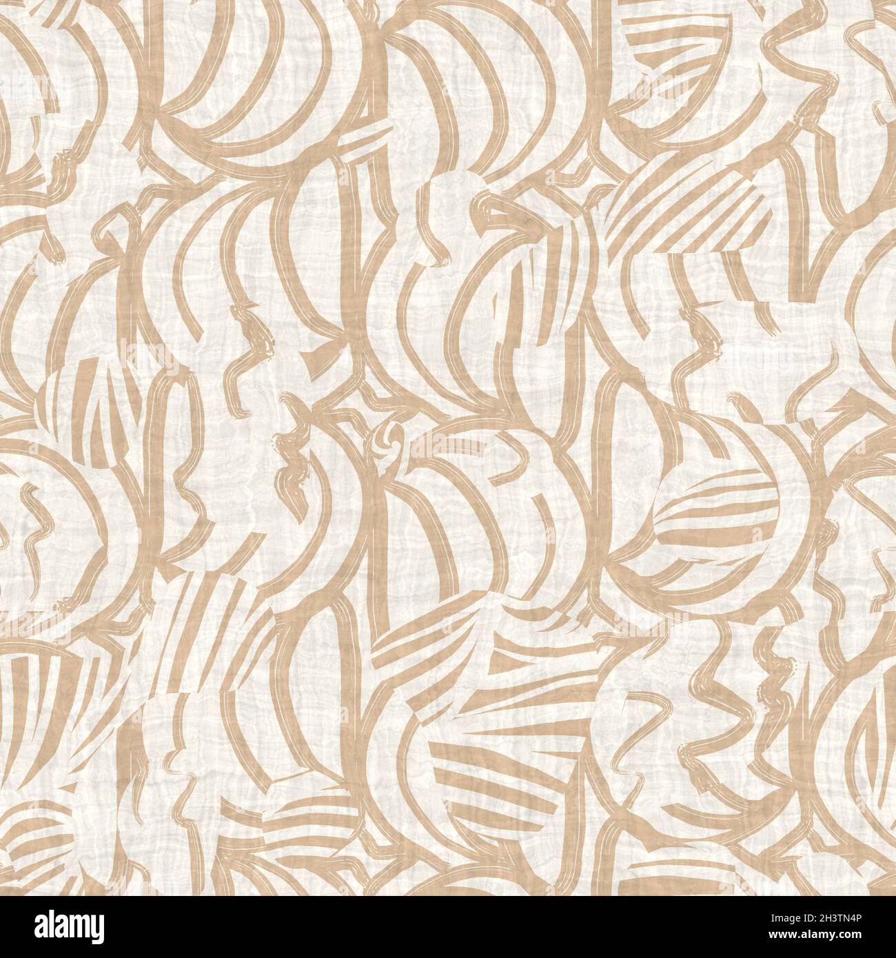 Seamless two tone hand drawn brushed effect pattern swatch Stock Photo ...