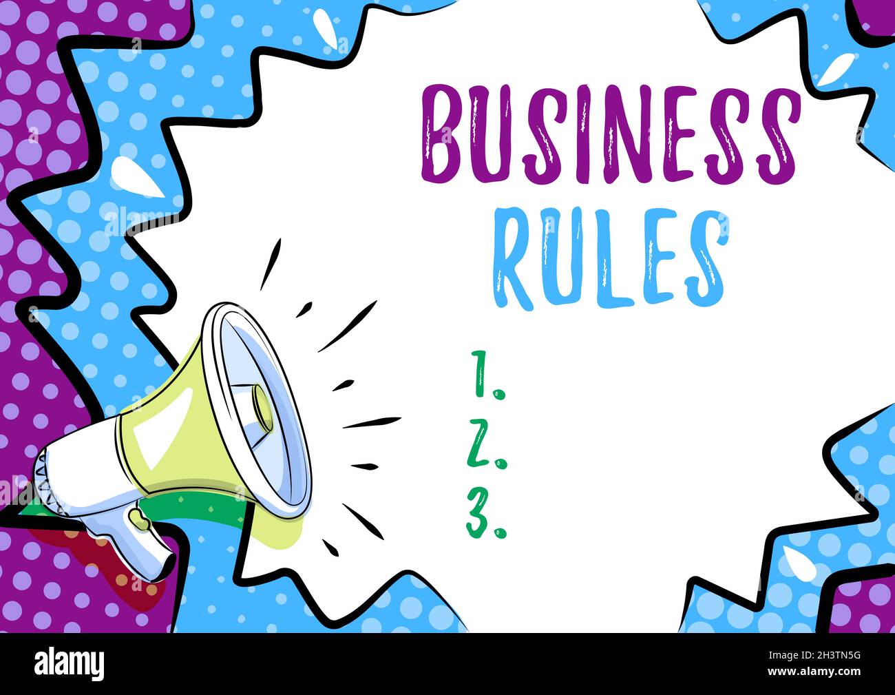Text sign showing Business Rules. Business concept the principles which ...
