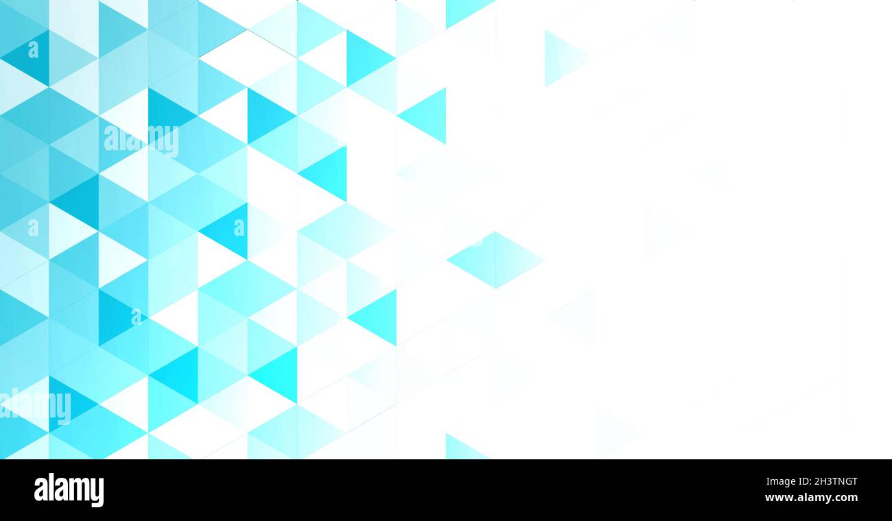 Abstract blue panoramic background made of triangles - Vector Stock ...