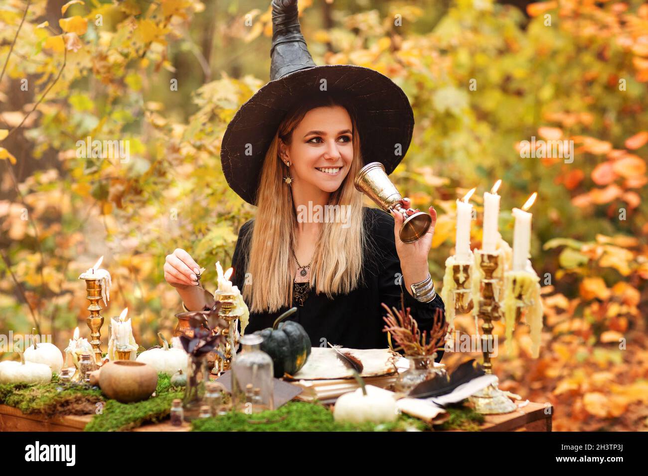 Witch forest art hi-res stock photography and images - Alamy