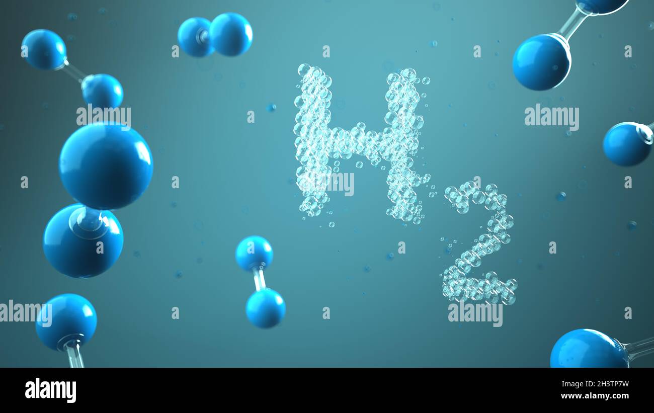 H2 Molecule Hydrogen Stock Photo - Alamy