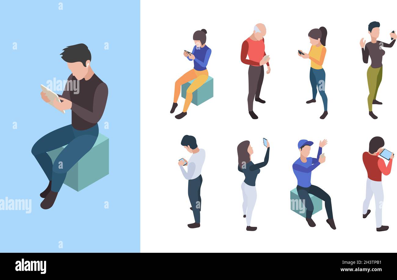 Conversation online Stock Vector Images - Alamy