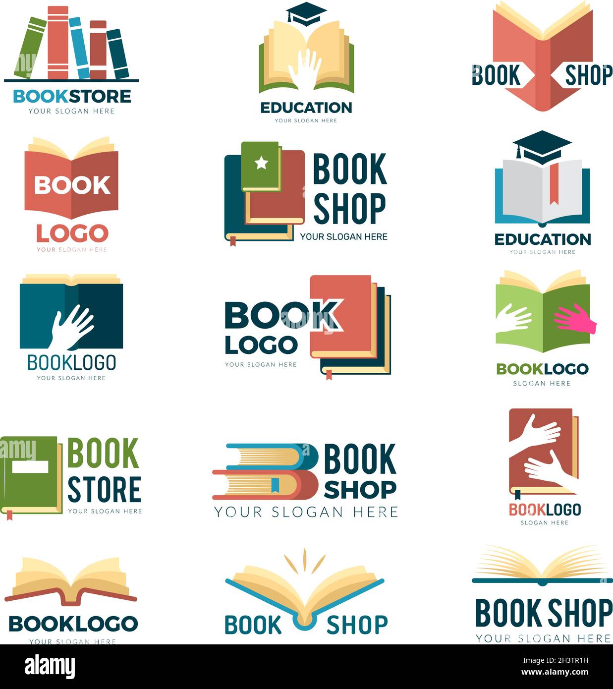 Books and magazines store Stock Vector Images - Alamy