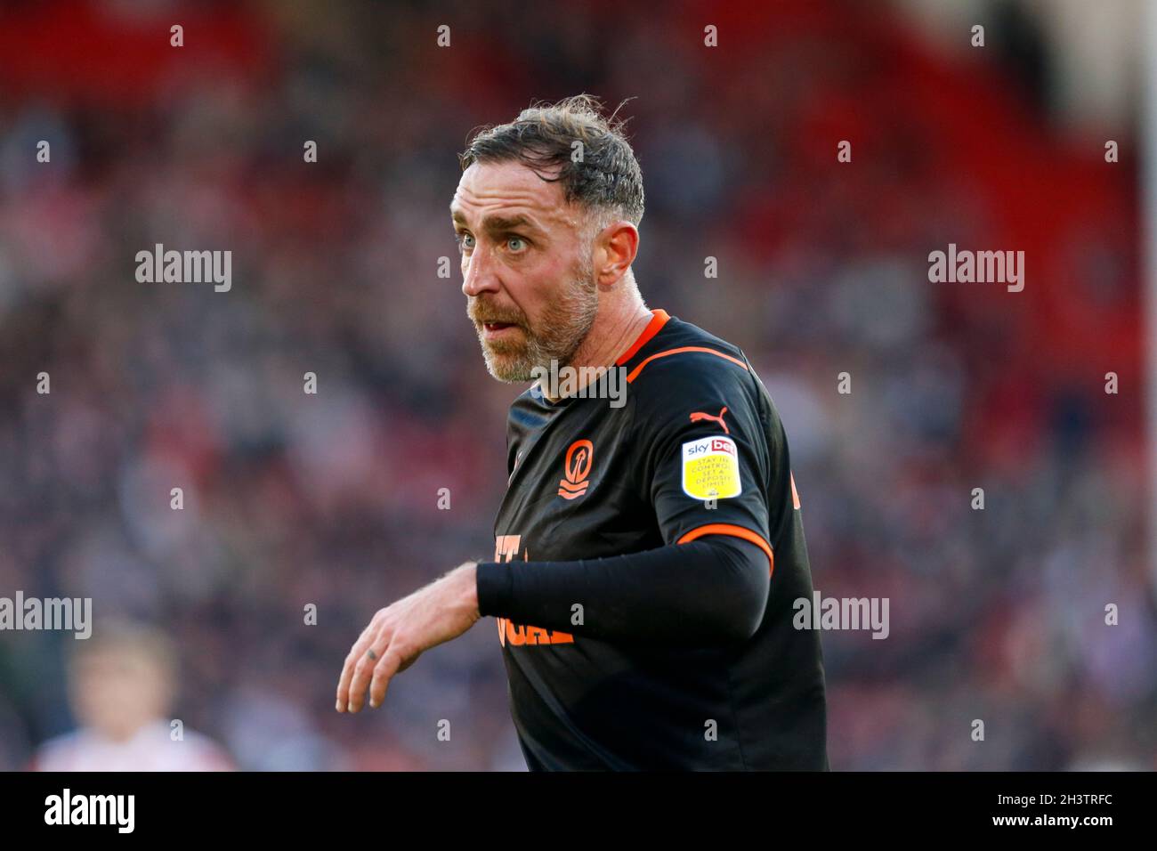 Richard Keogh #26 of Blackpool Stock Photo - Alamy