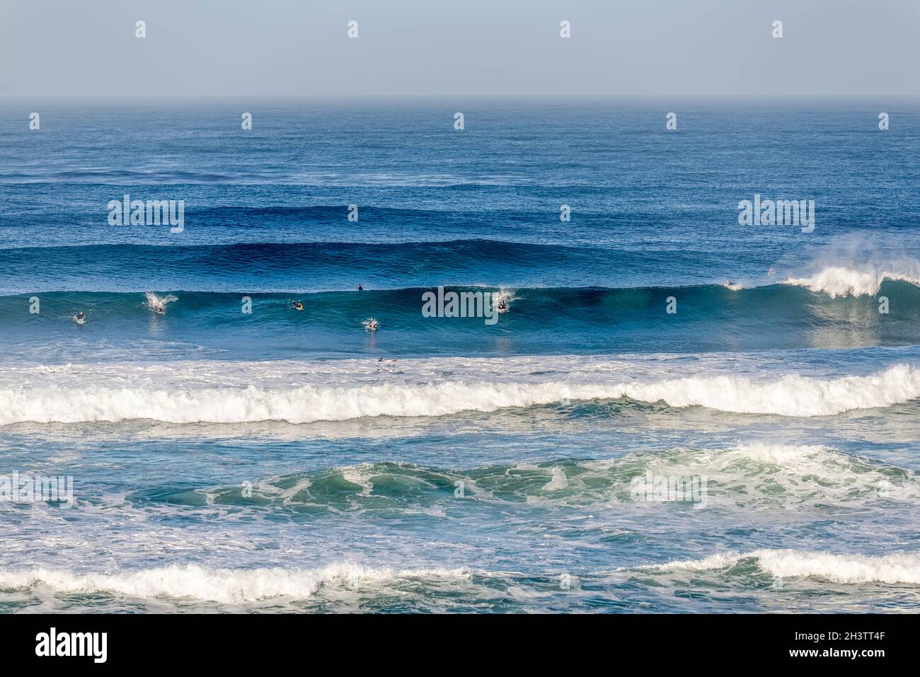 Big winter surf on an October morning at Sunset Cliffs Natural Park ...
