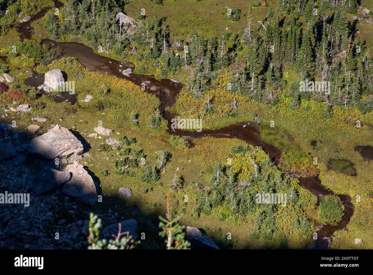Horizontal view stream running hi-res stock photography and images - Alamy