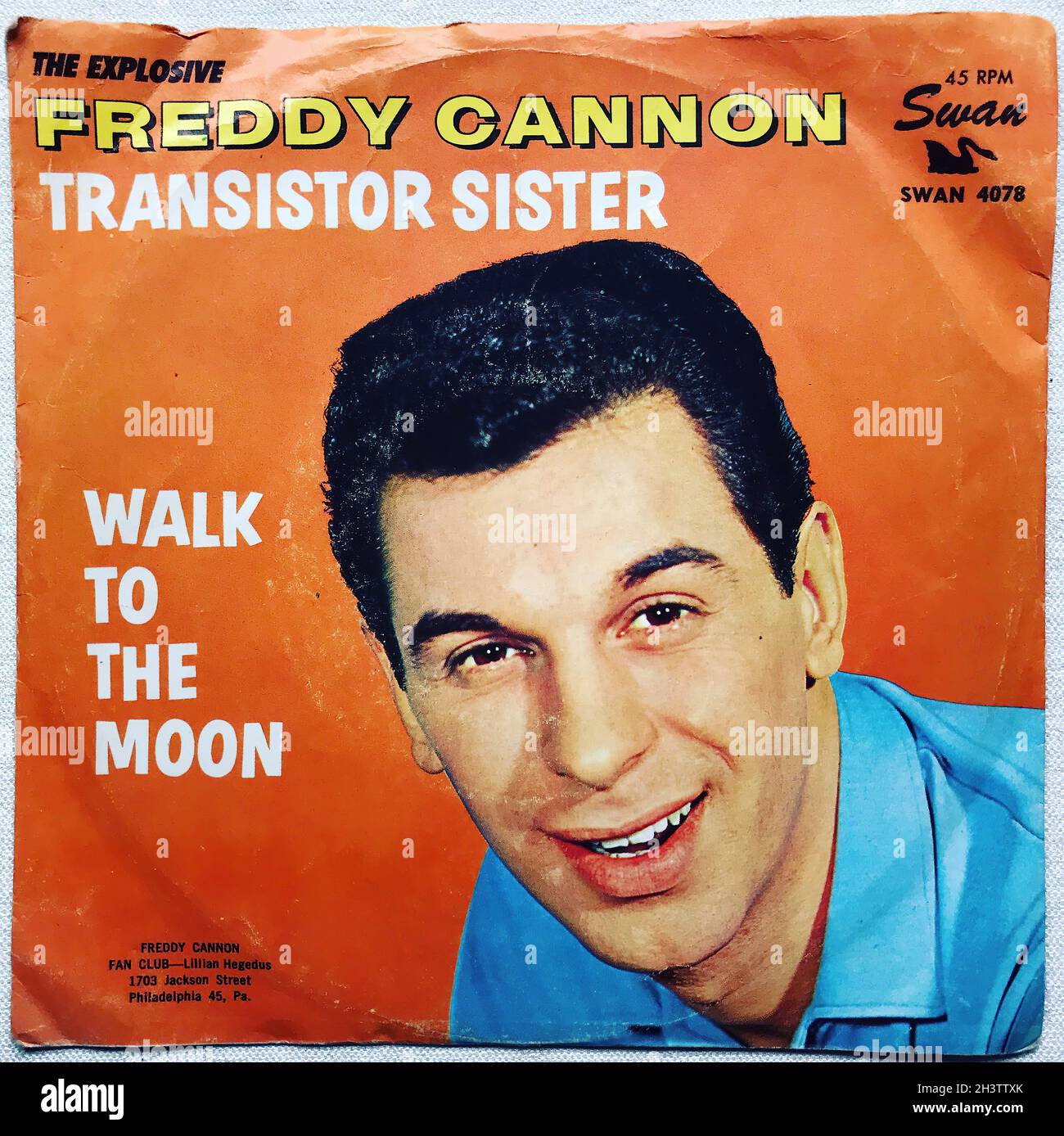Freddy Cannon (1961) Transistor Sister - Original Vinyl Record Stock ...