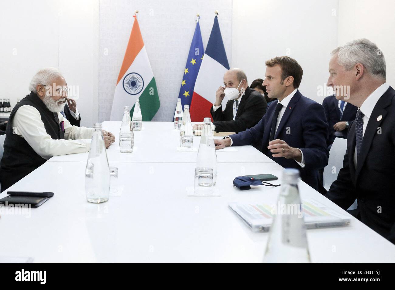 Emmanuel macron g20 india hi-res stock photography and images - Alamy