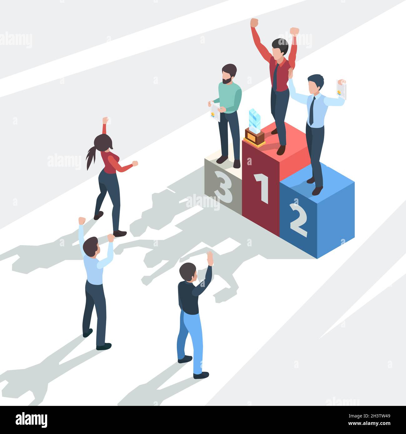 Successful business winners. Award team business company managers ... Successful business winners. Award team business company managers ...