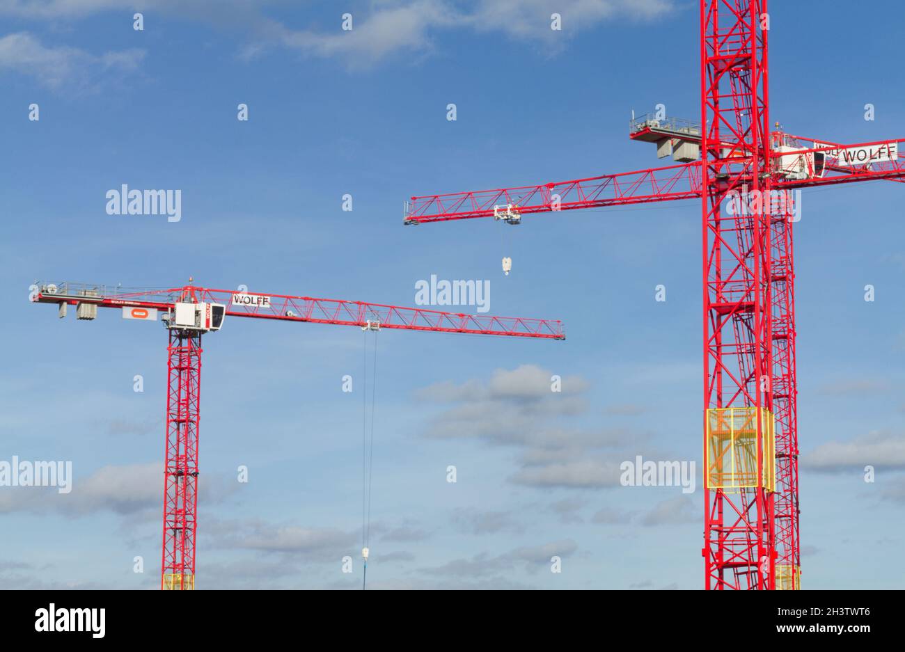 Three Lifting Cranes High Resolution Stock Photography and Images - Alamy