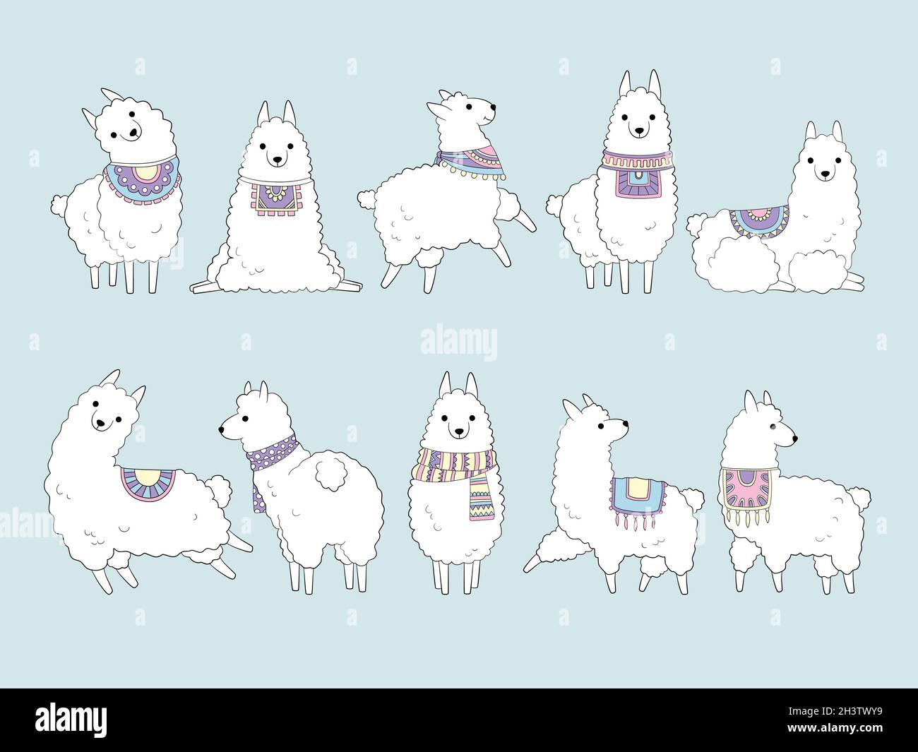 How To Draw A Chibi Llama