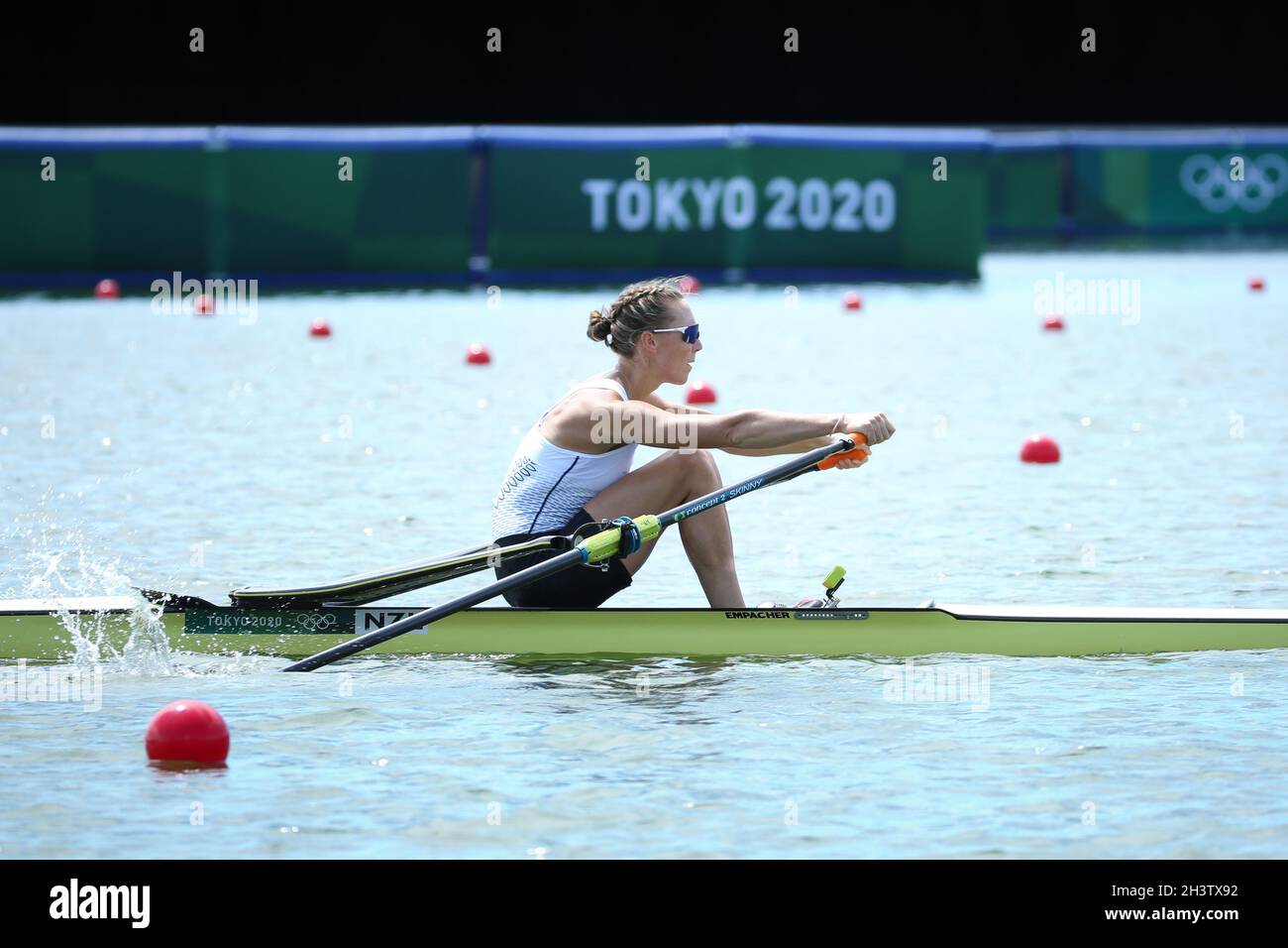JULY 23rd, 2021 - TOKYO, JAPAN: Emma TWIGG of New Zealand wins the ...