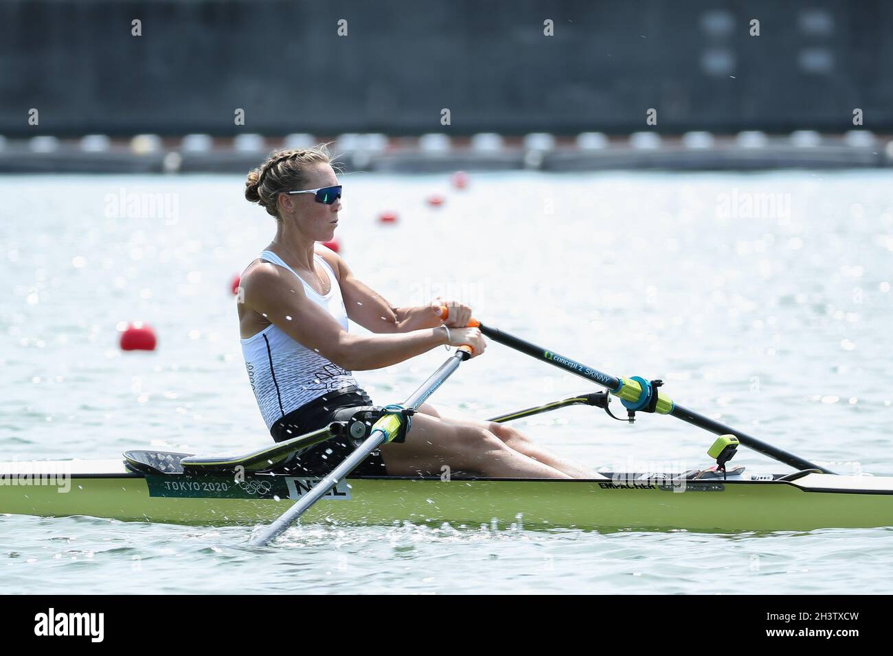 JULY 23rd, 2021 - TOKYO, JAPAN: Emma TWIGG of New Zealand wins the ...