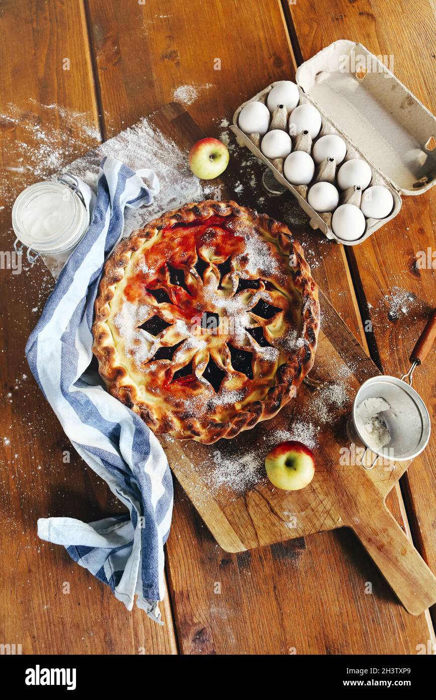 Child cream pie hi-res stock photography and images - Alamy