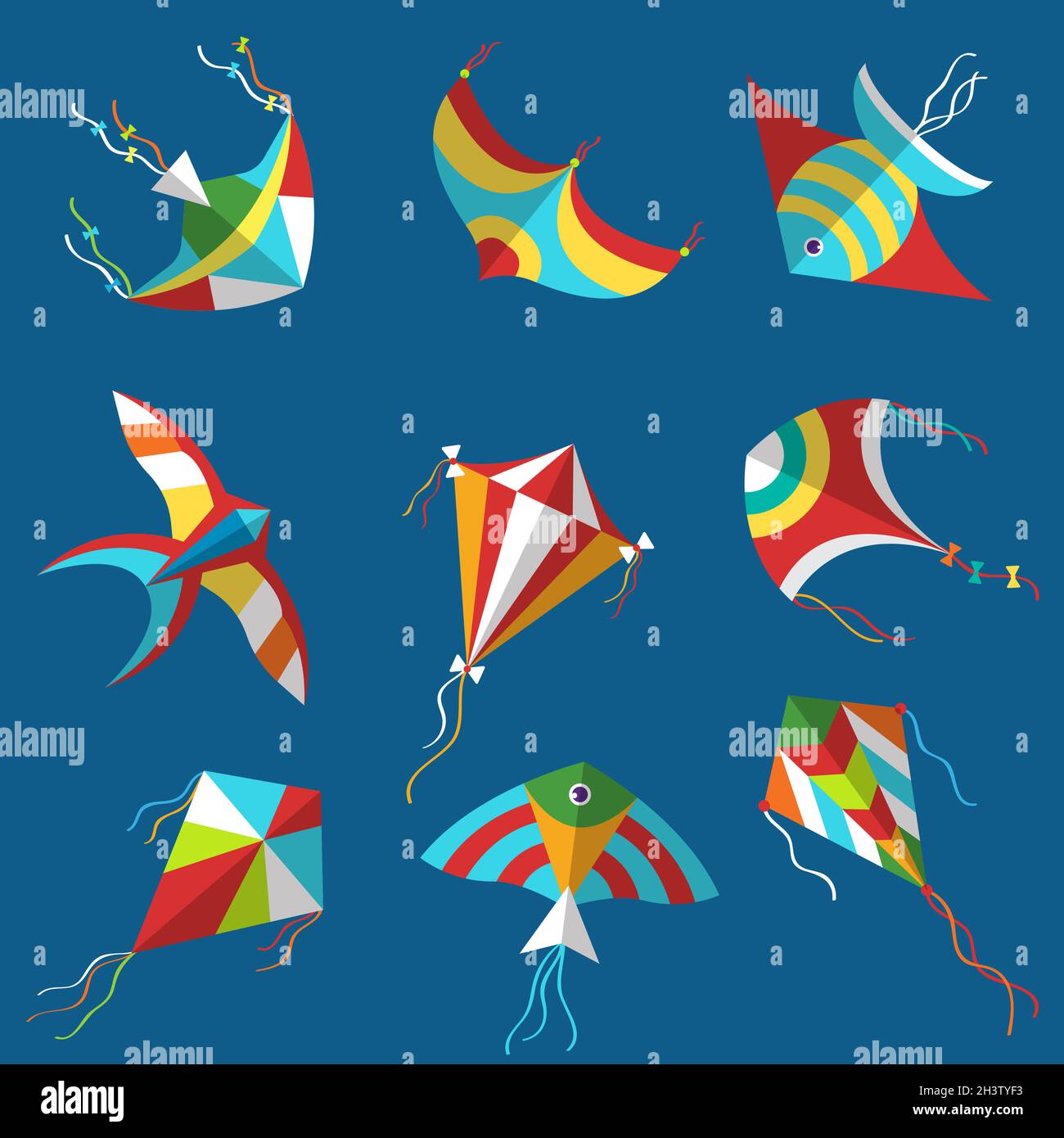 Kite shape icon hi-res stock photography and images - Alamy