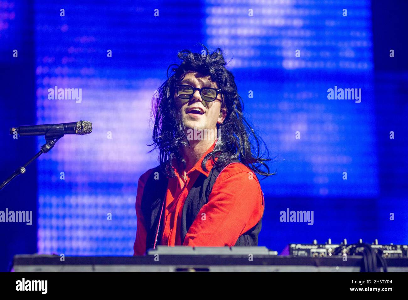 SG Lewis (Samuel George Lewis) during the Outside Lands Music Festival ...