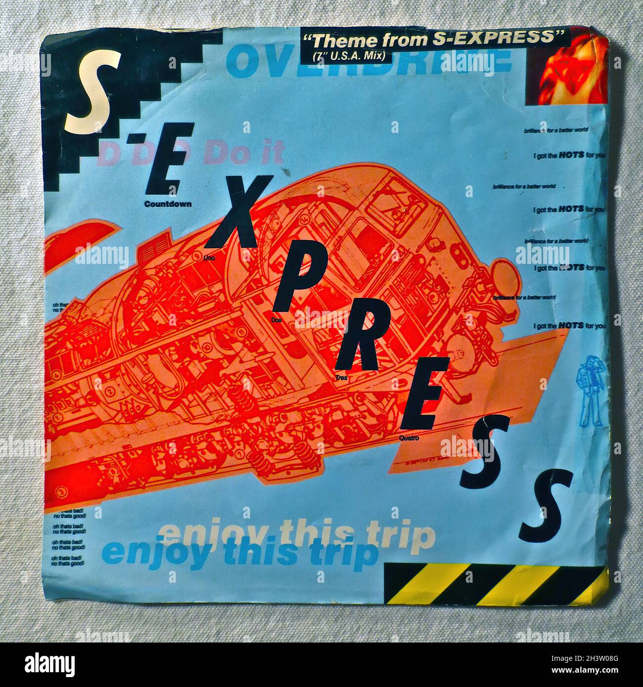 1980s Original Vintage Vinyl Record 7 Inch Single 1988 S'express (Front ...