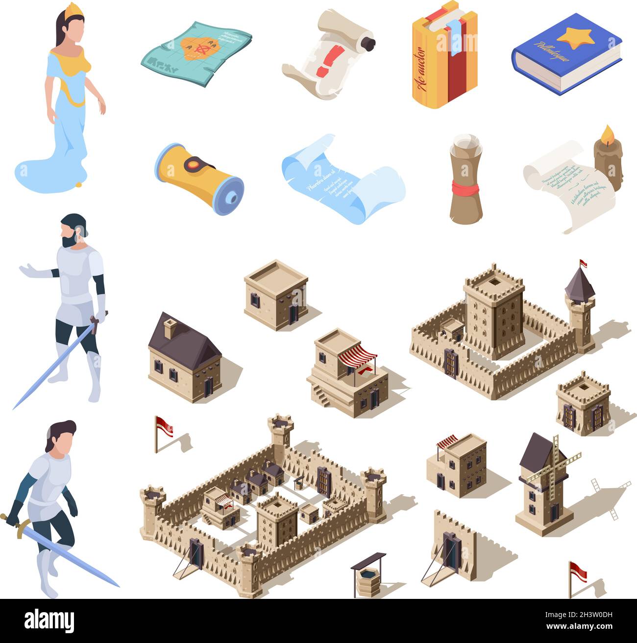 Building house symbols collection Stock Vector Images - Alamy