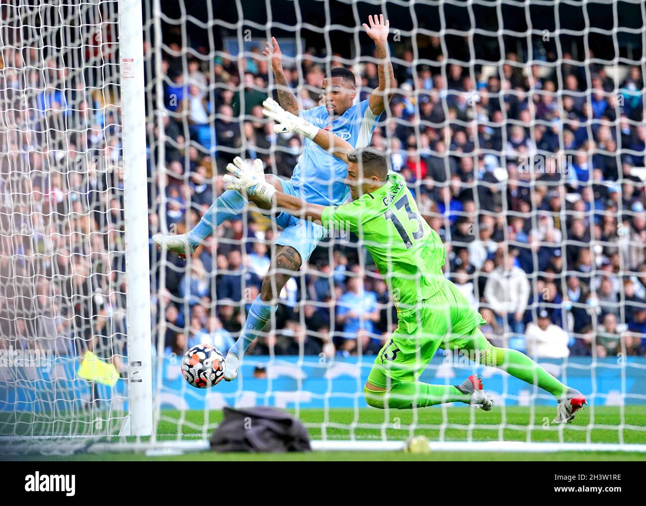 CAPTION CORRECTION: Manchester City's Gabriel Jesus scores a goal ...