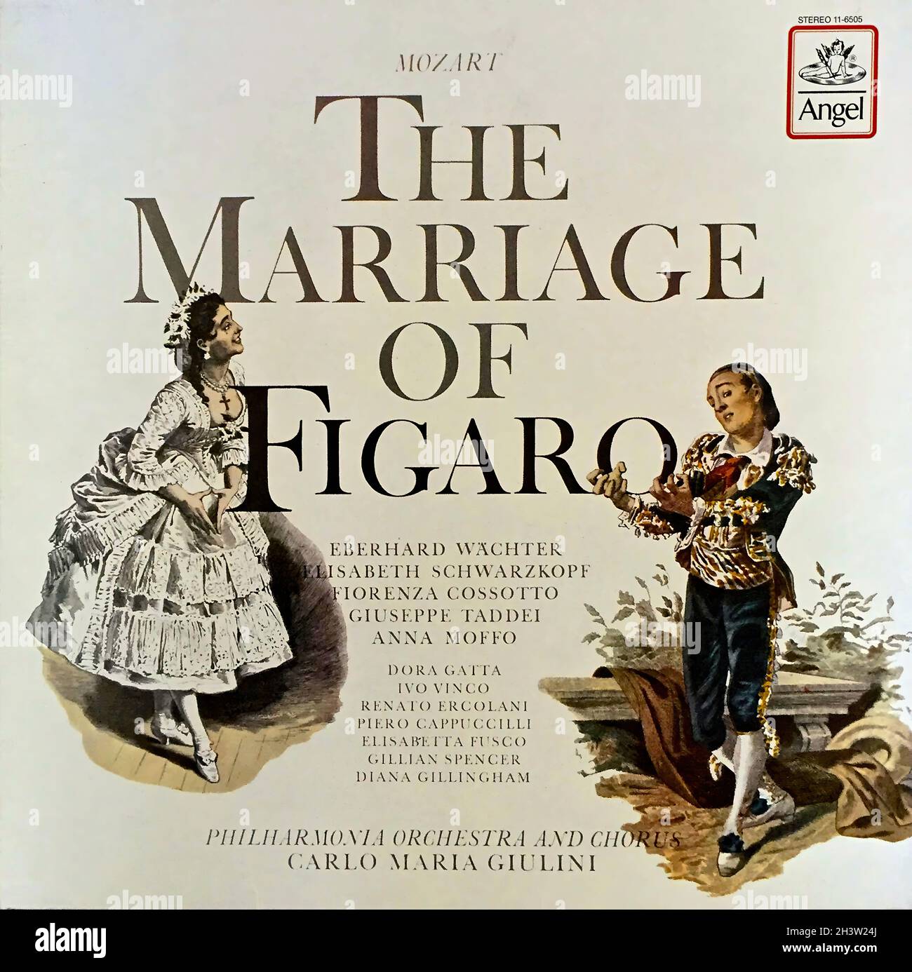 Mozart Le nozzi di Figaro - Giulini Angel - Classical Music Vintage ...
