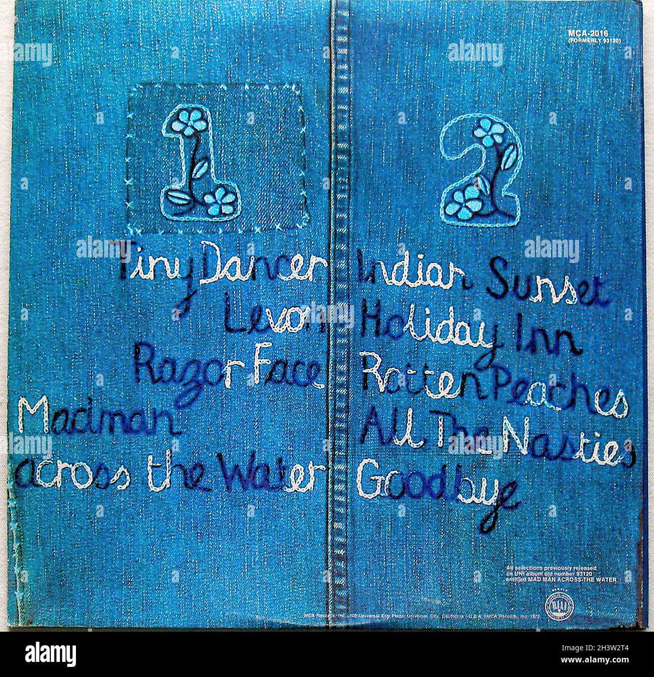 Elton John 1972 Madman Across the Water Lp Record Album Original ...