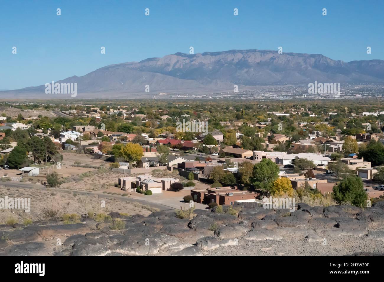 Petroglyphs abound in Petroglyph National Monument in Albuquerque, New ...