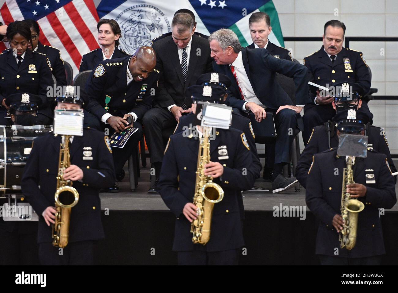 New York, USA. 29th Oct, 2021. NYPD Chief of Department Rodney Harrison ...