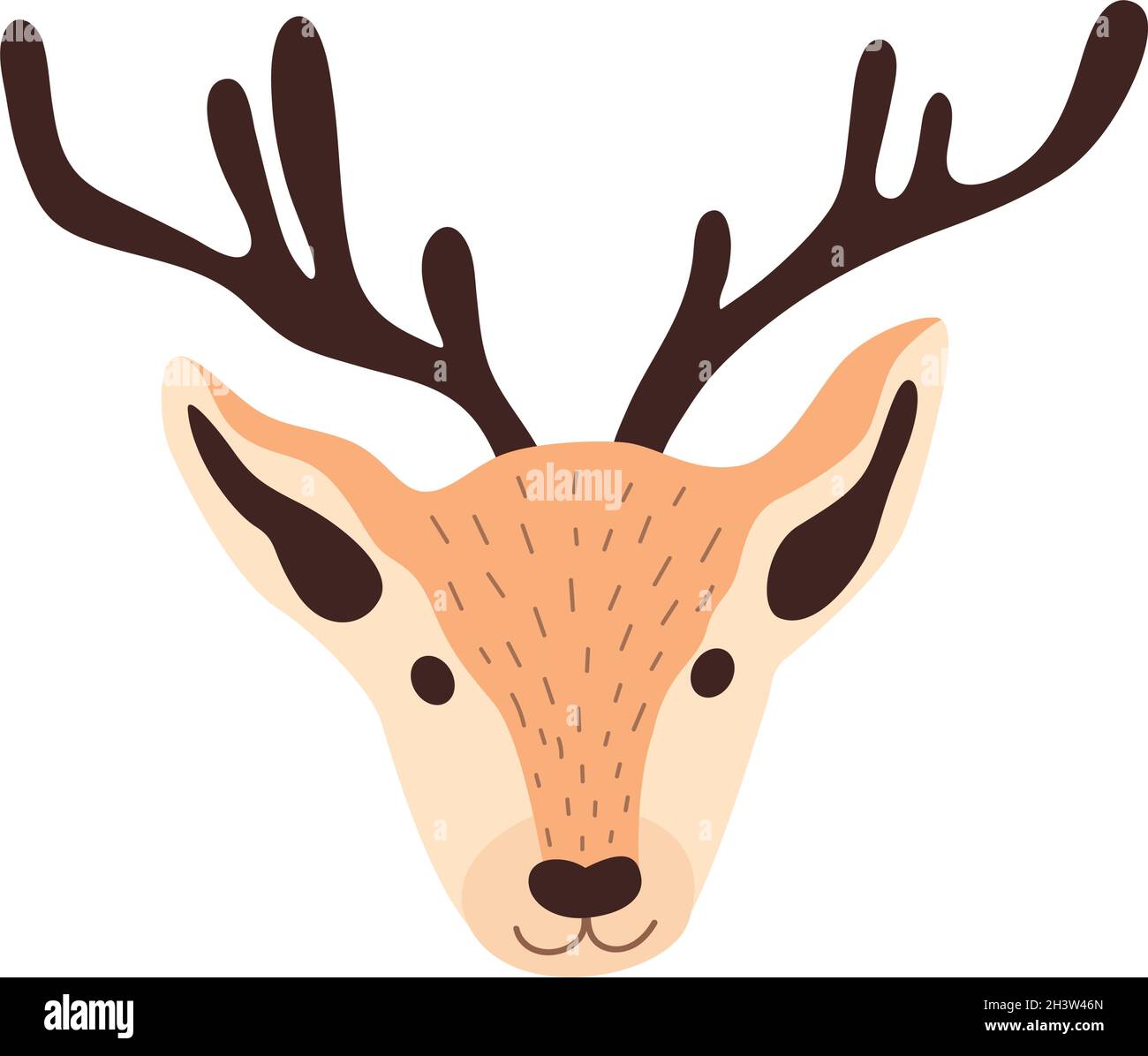 Doe Head Clipart
