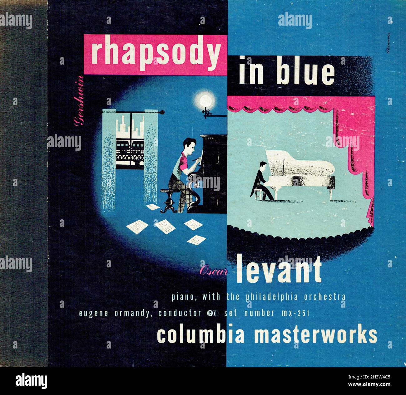 Gershwin Rhapsody in Blue - Levant Ormandy Columbia Masterworks 78s 1 ...