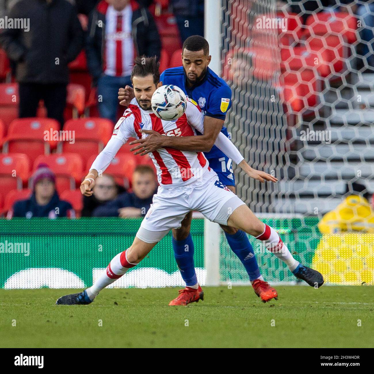 30th October 2021; Bet365 Stadium, Stoke, Staffordshire, England ...