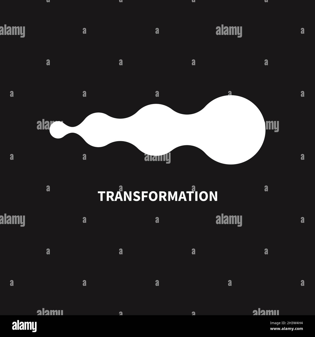 Progress symbol. Abstract geometric wave sign. Development, progress ...