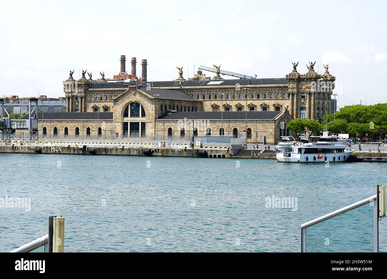 Historic Customs building in Barcelona, Catalunya, Spain, Europe Stock ...