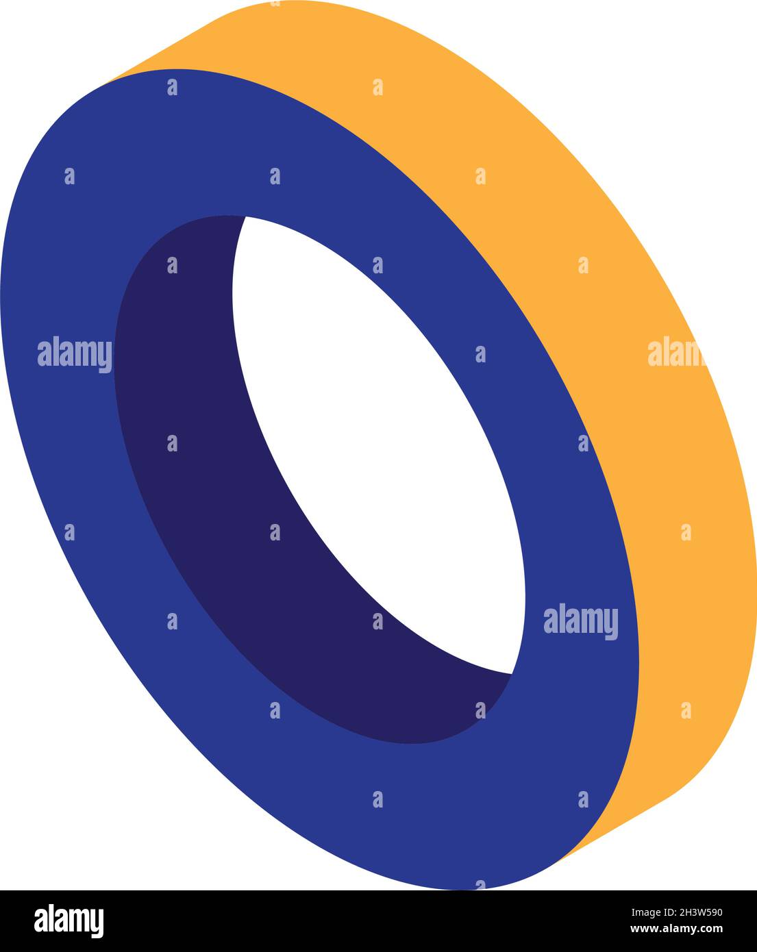 isometric circle icon Stock Vector Image & Art - Alamy
