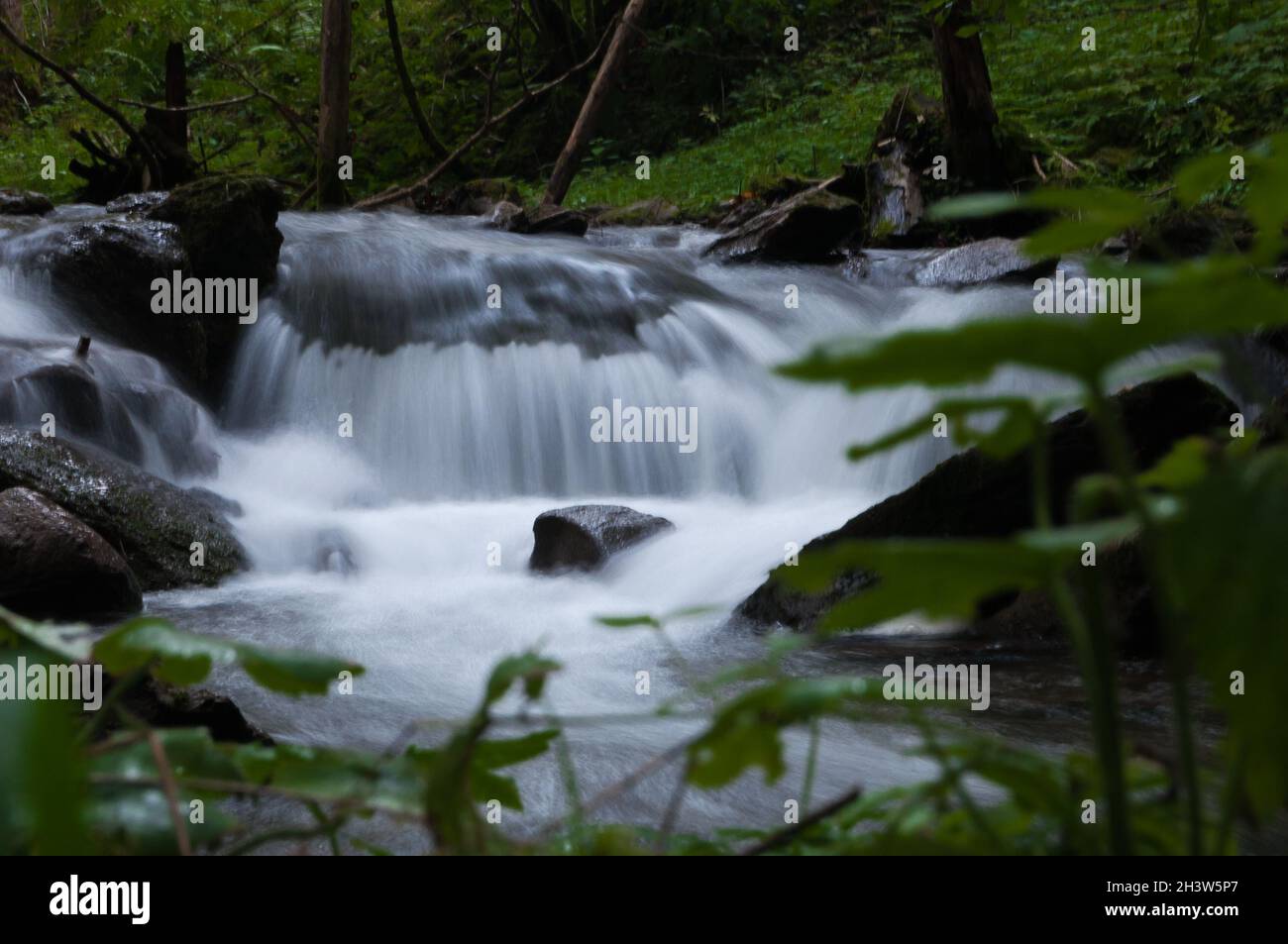 Soft small waterfall hi-res stock photography and images - Alamy