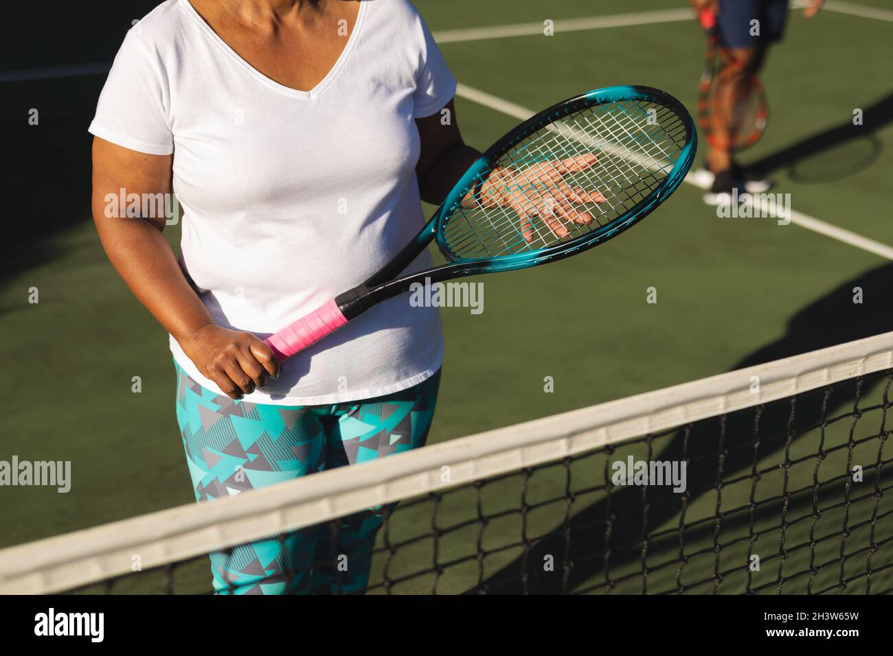 African american female tennis racket hi-res stock photography and ...
