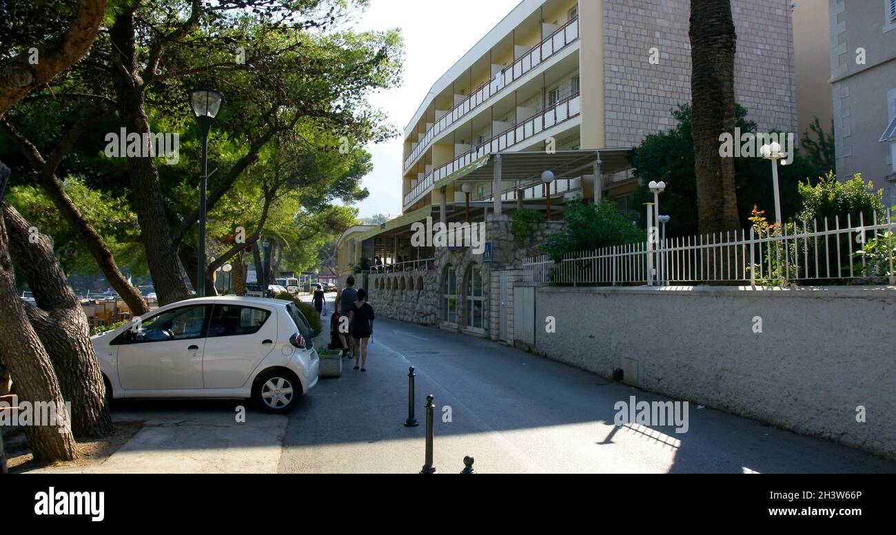 Cavtat street in Croatia, Europe Stock Photo - Alamy
