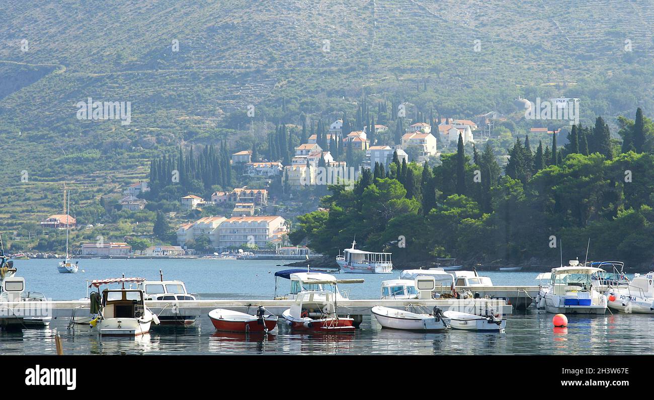 Overview of Cavtat in Croatia, Europe Stock Photo - Alamy