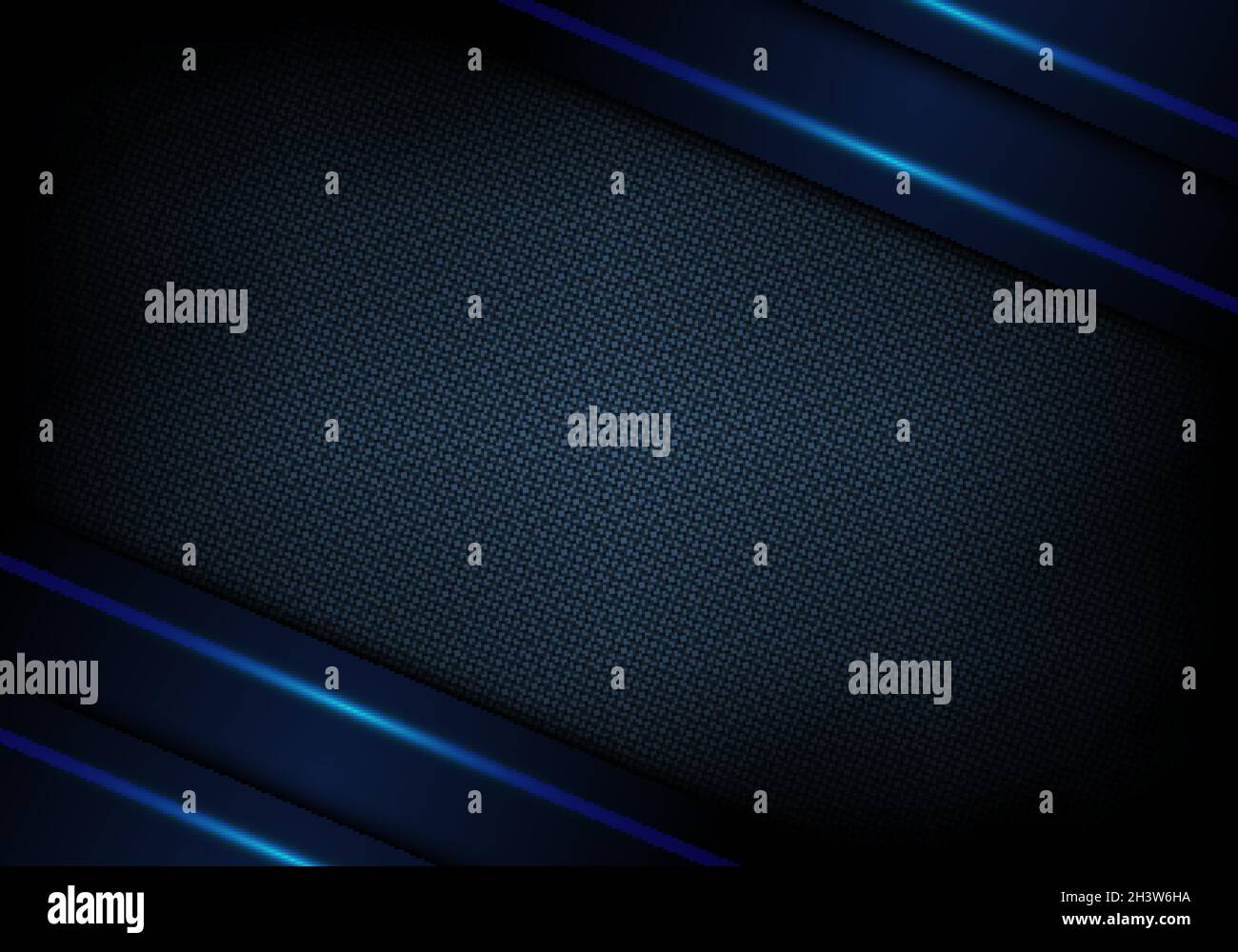 Abstract template blue stripes diagonal light decoration on grid ...