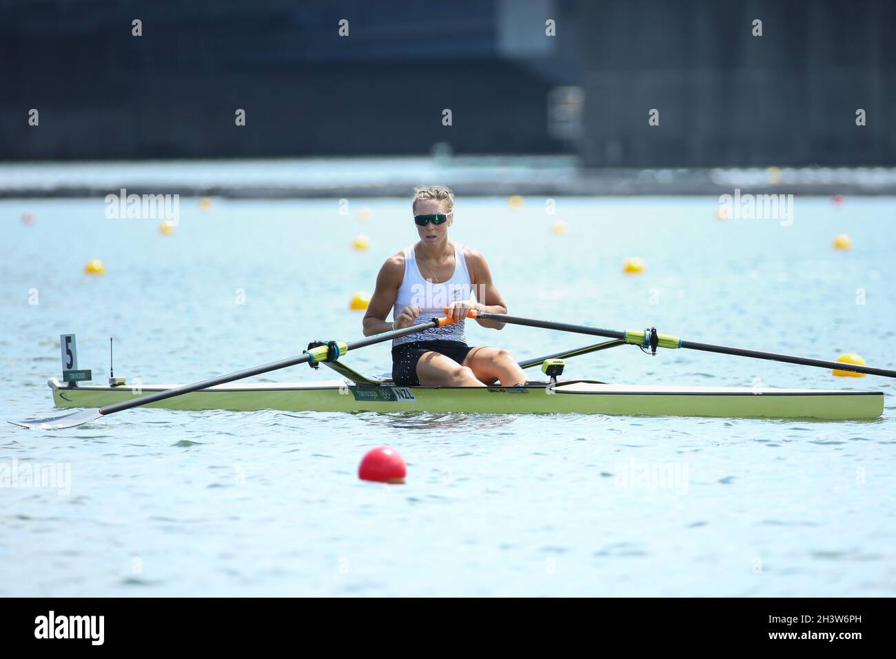JULY 23rd, 2021 - TOKYO, JAPAN: Emma TWIGG of New Zealand wins the ...