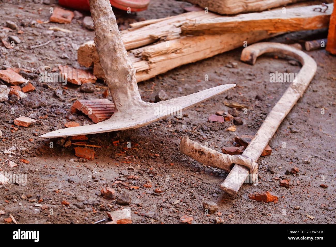Metal instrument in an industrial area Stock Photo - Alamy