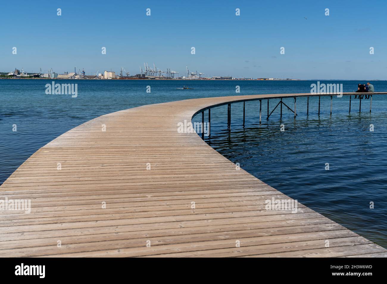 Infinite bridge and aarhus bay hi-res stock photography and images - Alamy
