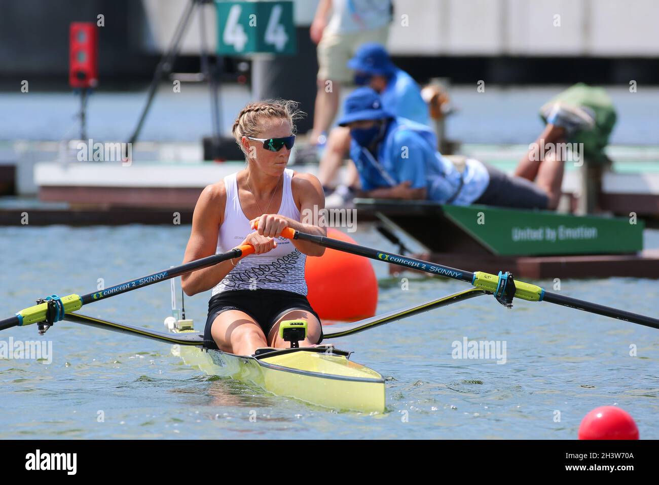 JULY 23rd, 2021 - TOKYO, JAPAN: Emma TWIGG of New Zealand wins the ...