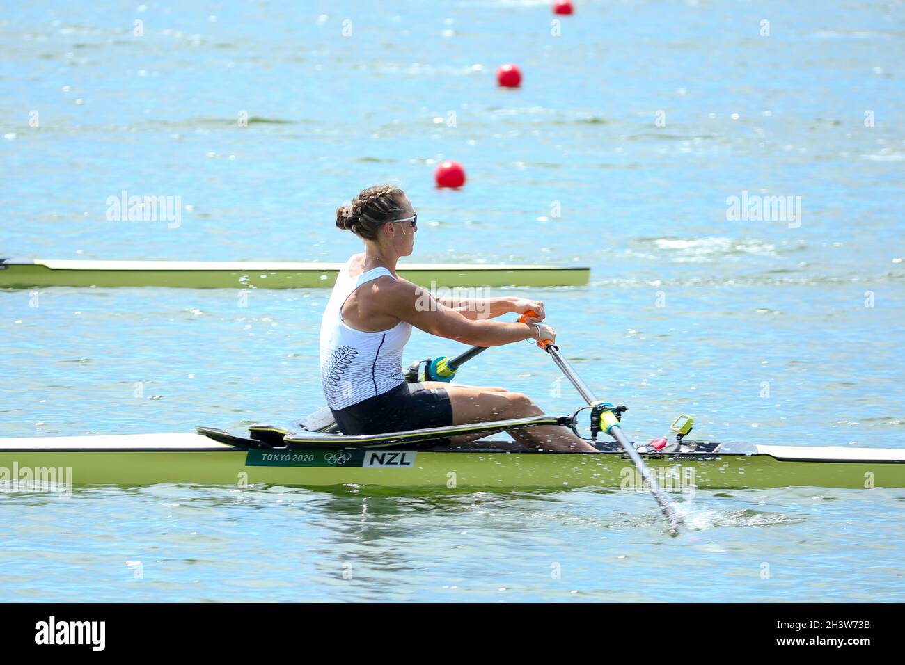 JULY 23rd, 2021 - TOKYO, JAPAN: Emma TWIGG of New Zealand wins the ...