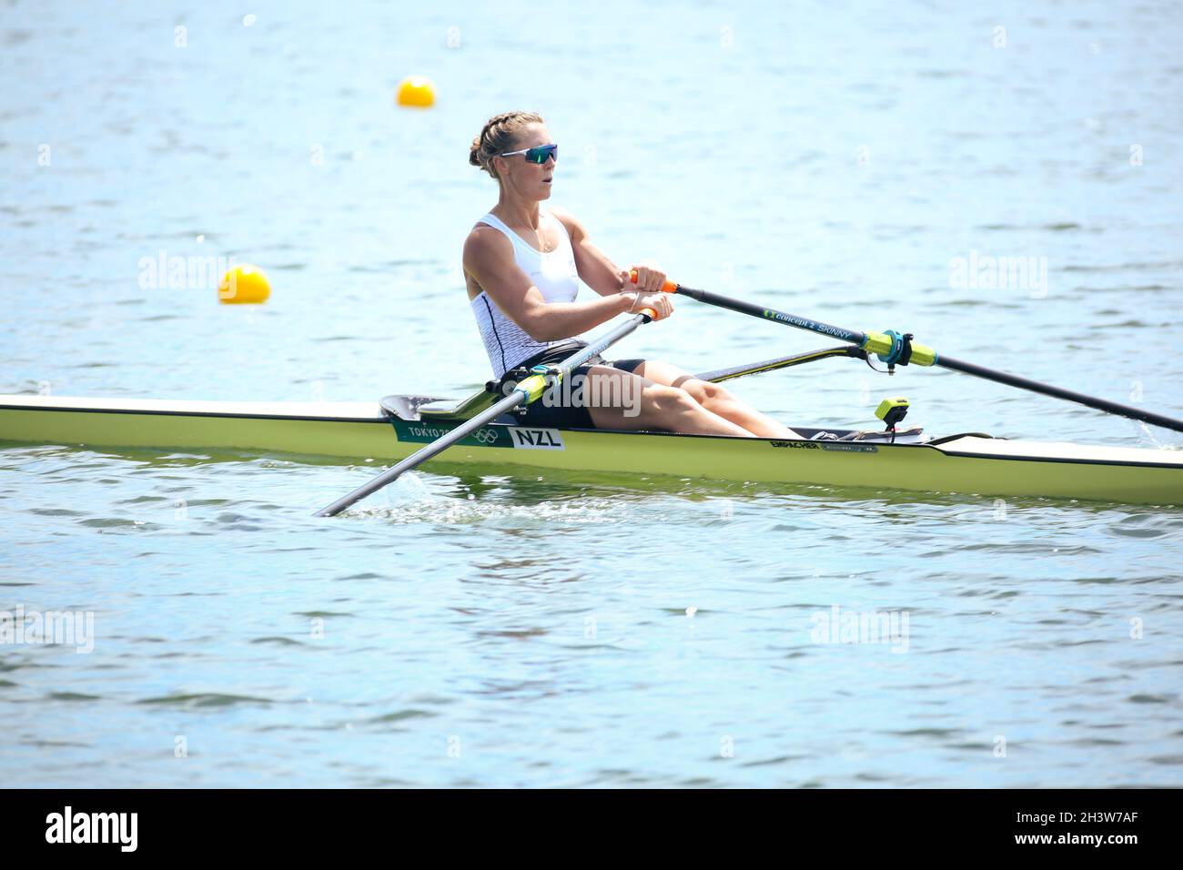 JULY 23rd, 2021 - TOKYO, JAPAN: XXX in action during the Rowing Women's ...
