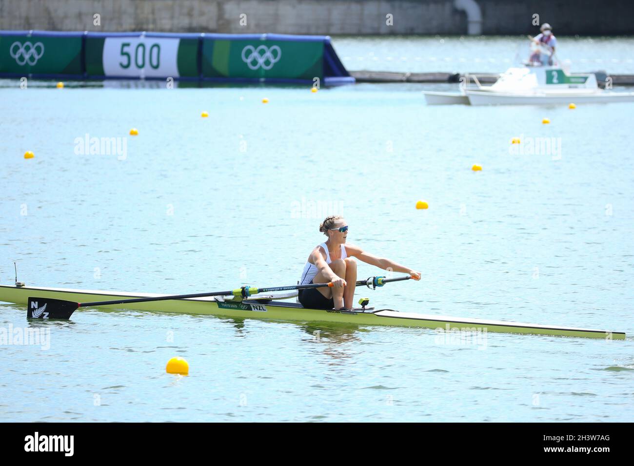 JULY 23rd, 2021 - TOKYO, JAPAN: Emma TWIGG of New Zealand wins the ...