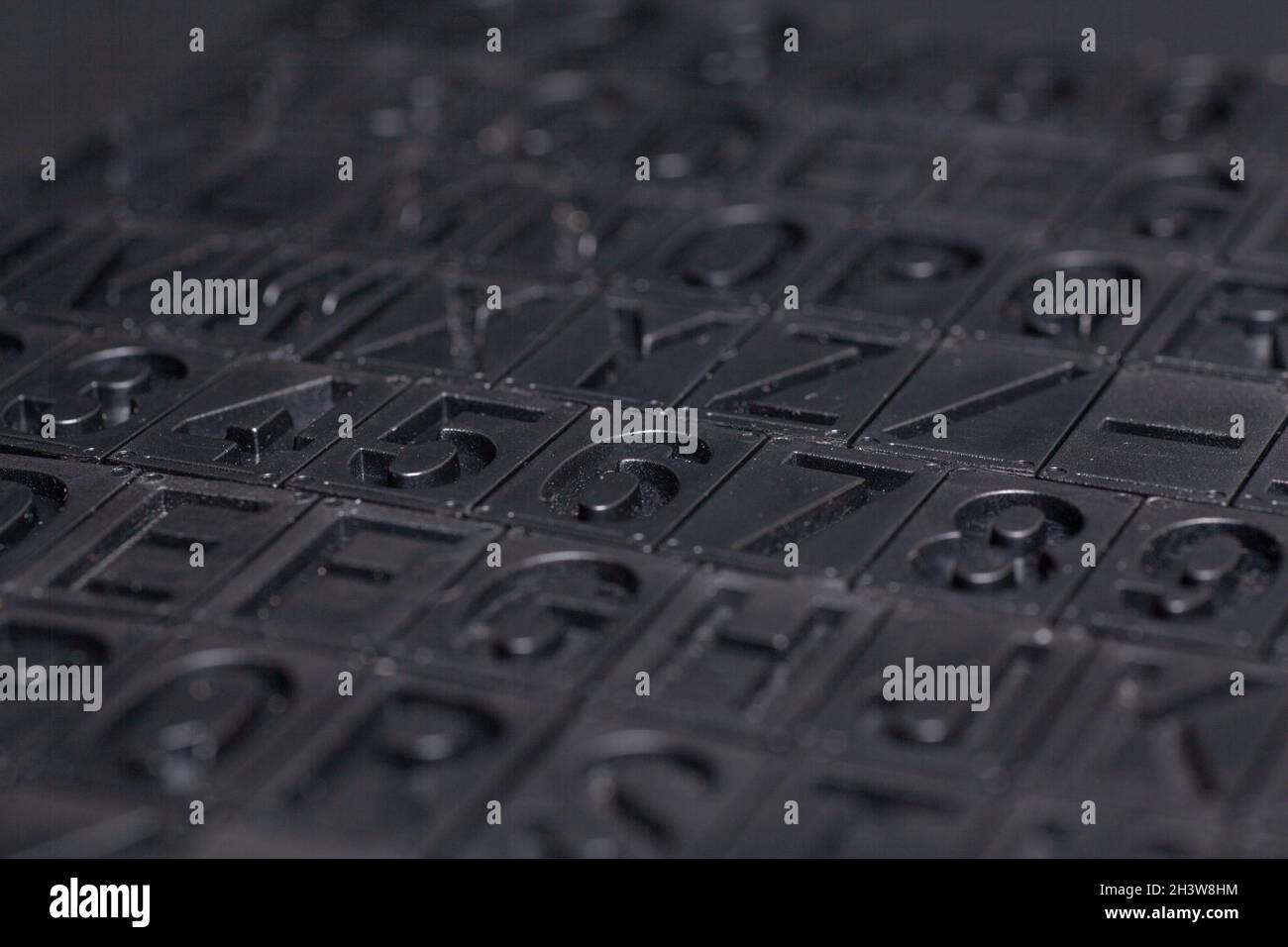 letterpress alphabet and numbers background Stock Photo - Alamy